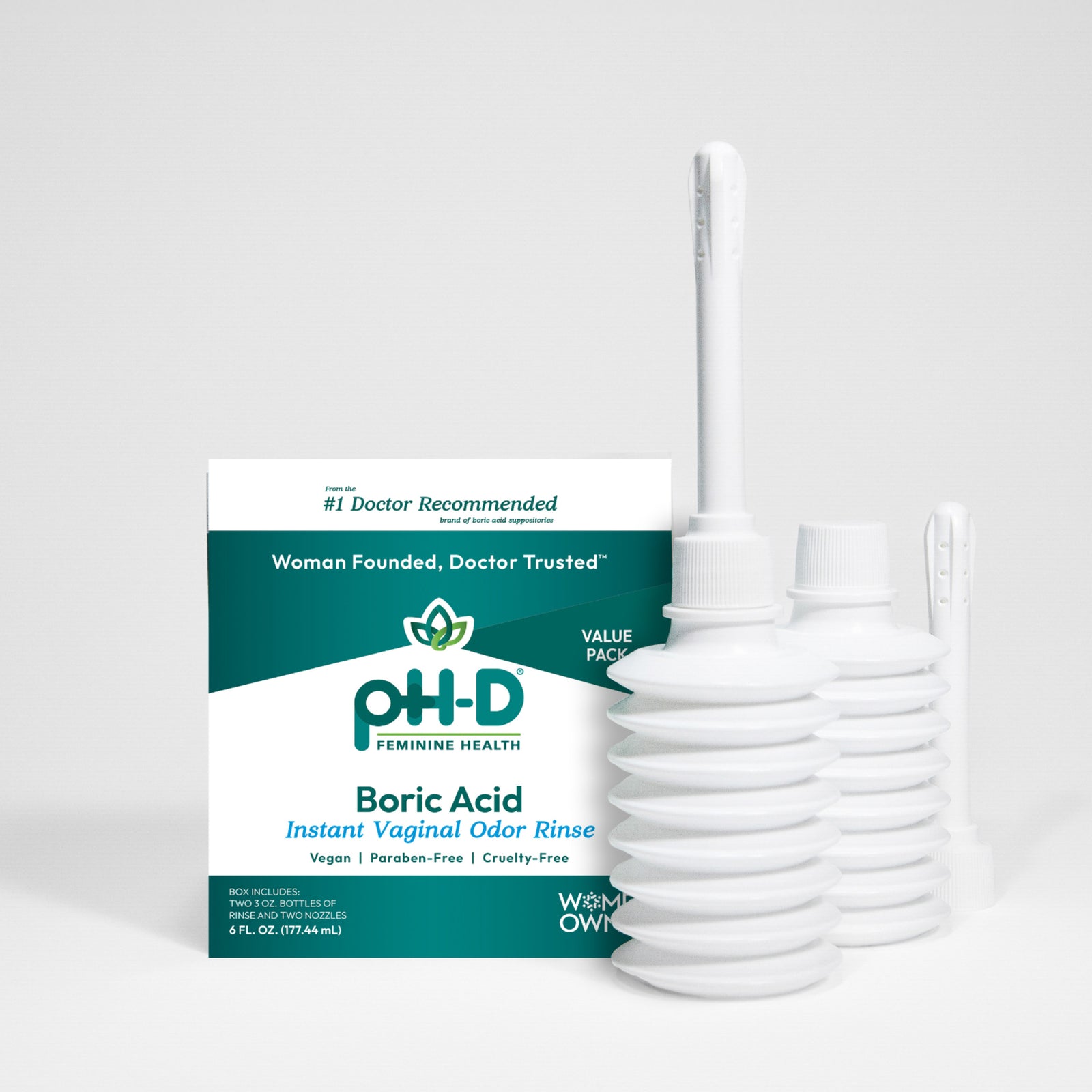 Boric Acid Suppositories | pH-D Feminine Health