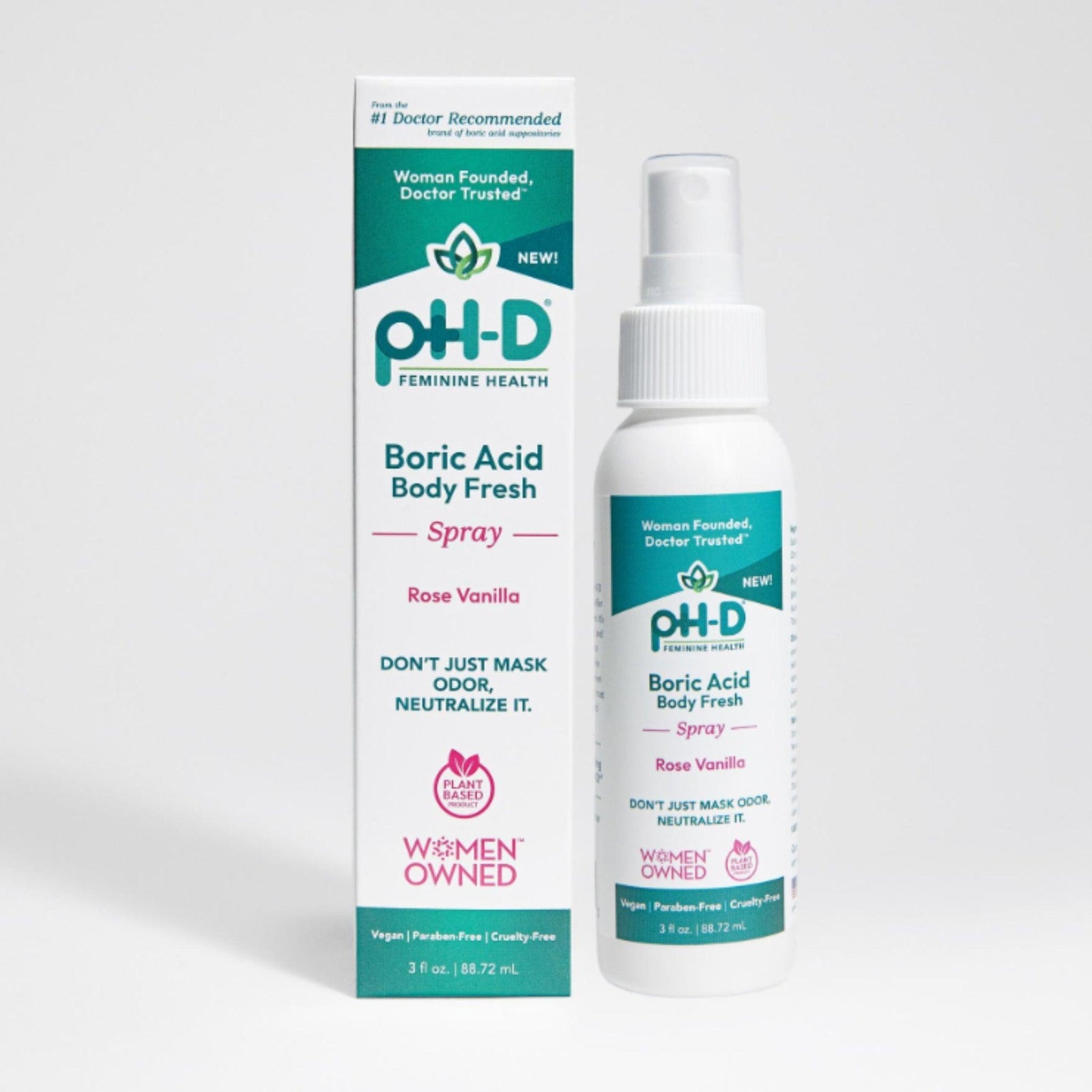 Boric Acid Sensitive Feminine Wash | pH-D Feminine Health