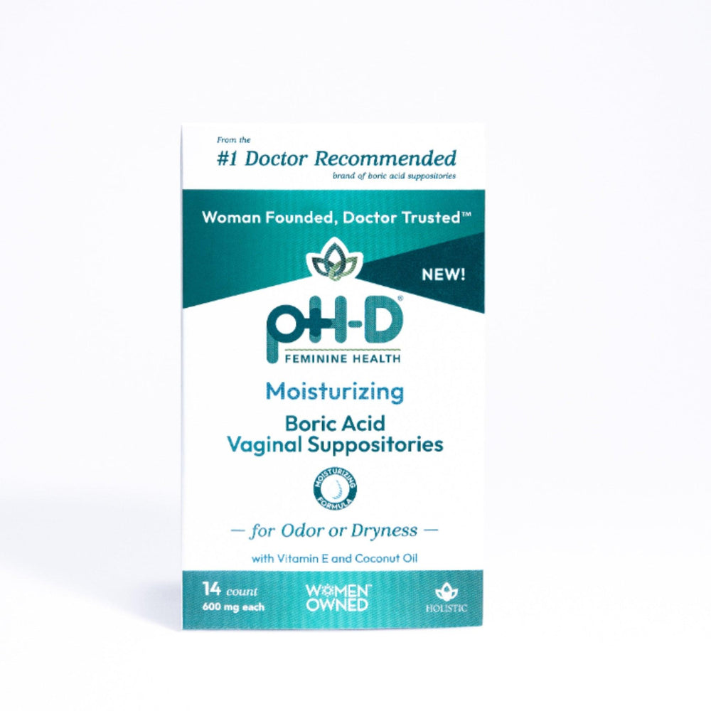 Boric Acid Vaginal Suppositories | pH-D Feminine Health