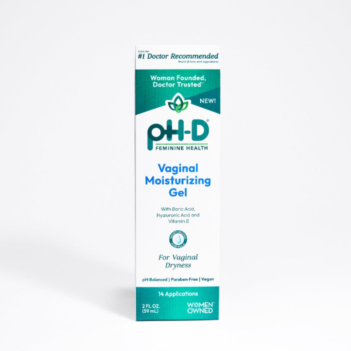 Vaginal Moisturizer Gel with Hyaluronic Acid for Vaginal Dryness | pH-D